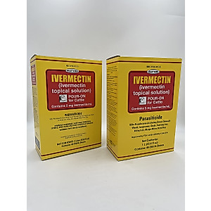 Durvet (2 Pack) Ivermectin Pour On 1 Liter