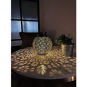 Solar Lantern Outdoor Hanging Lights 2022 New Version Largest and Brightnest Solar Lights Waterproof Metal Table Lamp for Garden, Yard, Tabletop, Patio, Lawn Decorative