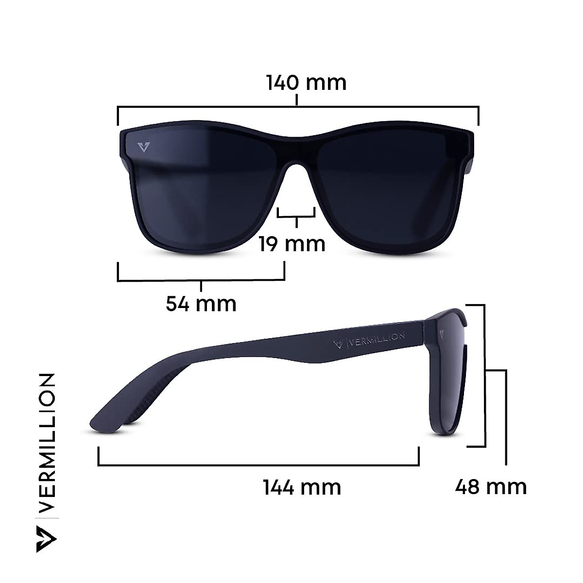 Vermillion Lightweight Luxury Men's Polarized Sunglasses Mystic | Functional Fashion Polarized UV Protection and Durable