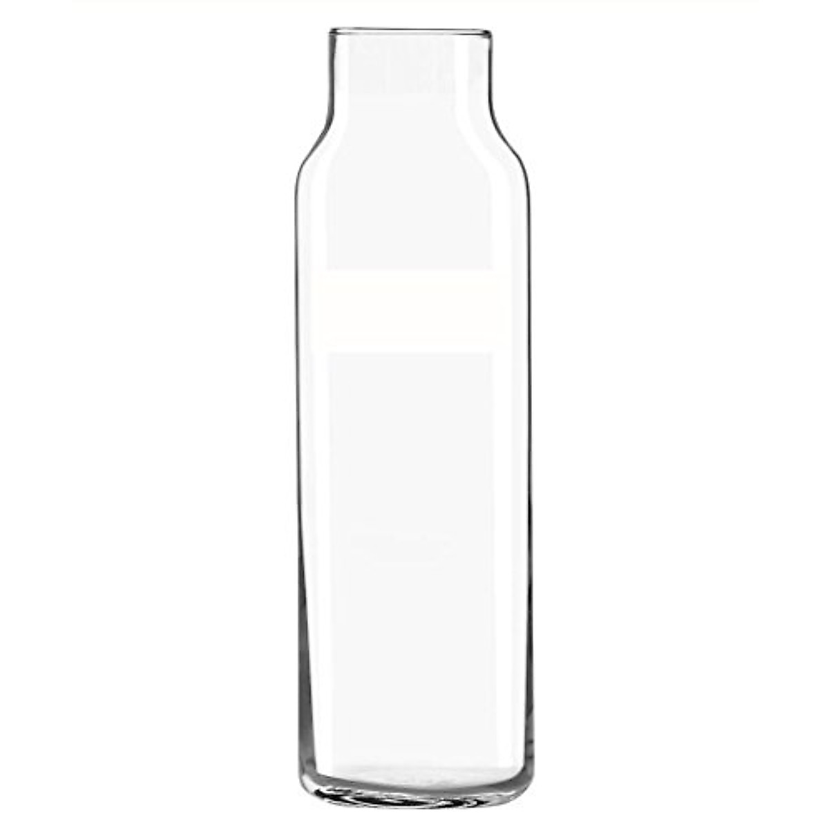 Libbey Glass 24 Oz. Hydration Decanter Carafe Bottle w/Lid - Straight Cylinder