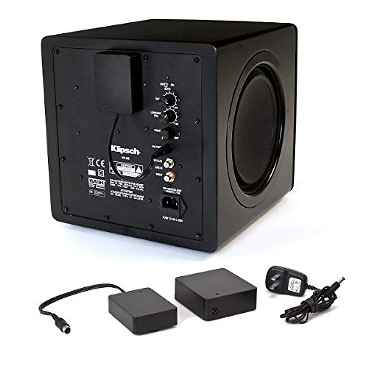 Klipsch SPL-120 12" Subwoofer (Ebony) with WA-2 Wireless Subwoofer Kit