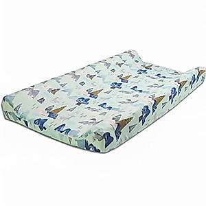 Mountain Baby Changing Table Pad Cover for Boys and Girls, Diaper Changing Pad Cover Sheets for Newborn Infant, Washable, Soft Breathable