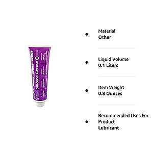 Haynes Silicone Grease, Food Grade Sanitary Lubricant, Machine Lube, Prevent Valves and O-Rings from Sticking, 1-4oz Tube Silicone Grease HAYSG 4OZ Tube Clear, 4-oz