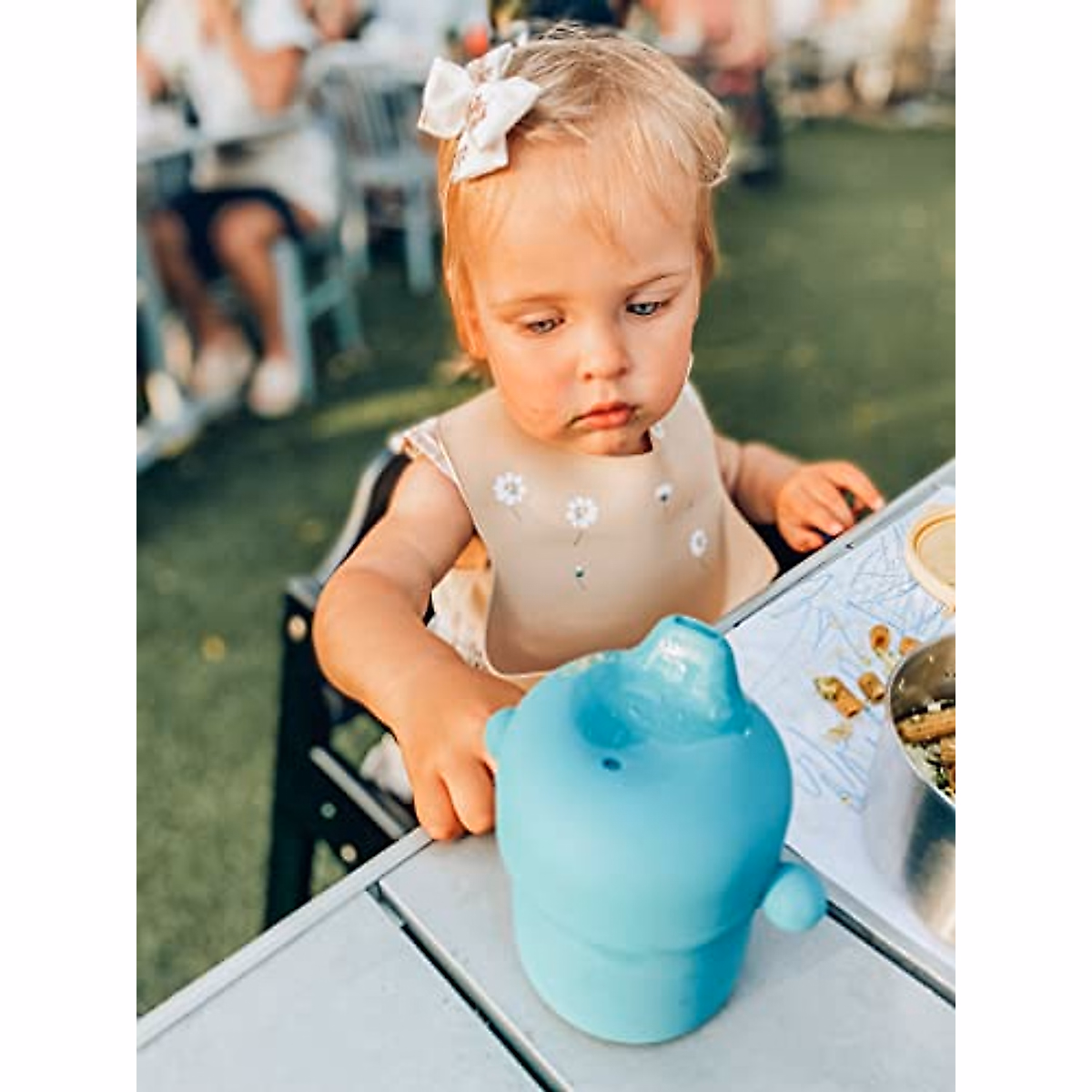 Pura my-my Silicone Sippy Cup 5oz/150ml - Training Cup, Reusable, Platinum Food Grade Medical Grade, Spill Proof Cups for Kids, Toddlers, Babies & Infants (Mint)