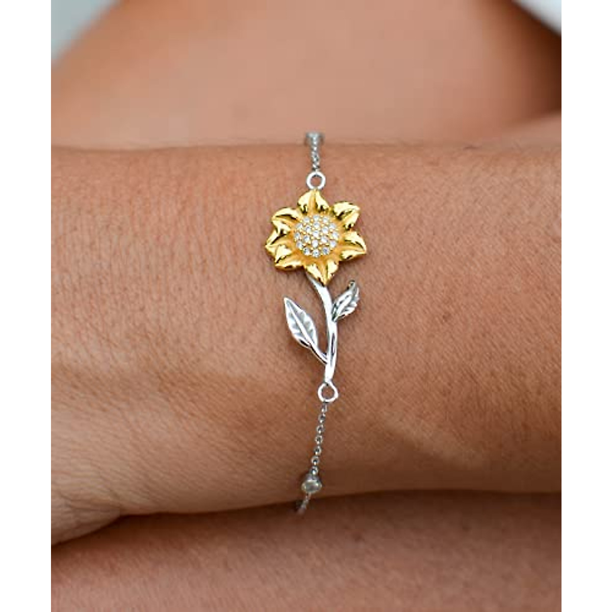 New Wife, If Dreams Really do Come True, Then I Will Have Found a Way to Love You Each!, Useful Holiday Sunflower Bracelet from Wife
