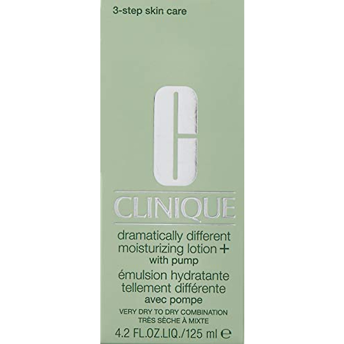 Clinique Dramatically Different Moisturizing Lotion+ with Pump Very Dry to Dry Combination Skin 4.2 oz / 125 ml