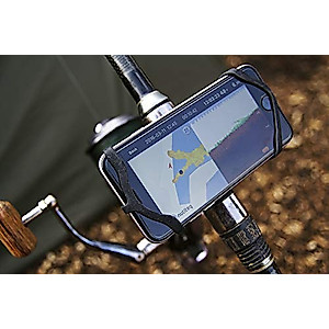 Deeper Smartphone Mount for Fishing Rod – See Phone and Keep Hands Free While Using Sonars, 12cm