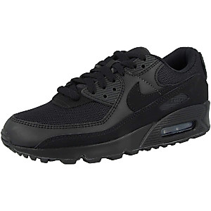 NIKE Women's Race Running Shoe, Black Black Black White, 7.5