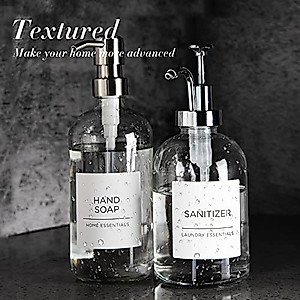 144 PCS Minimalist Laundry Room Labels Set, v2croft Water Resistant Stickers,Water/Oil Resistant Stickers for Laundry Room, Linen Closet Home Bathroom and The Beauty Organization（White)