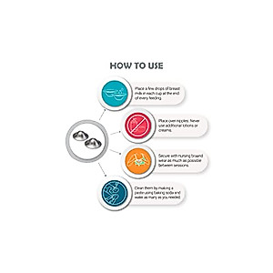 The Original Silver Nursing Cups, Nipple Shields for Nursing Newborn, Nipple Protector for Breastfeeding, Nipple Covers Breastfeeding, No Need Nipple Cream, Newborn Essentials Must Haves