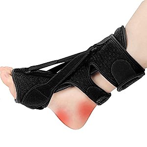 HYFOL Plantar Fasciitiss Brace, Plantar Fasciitiss Night Splint, Achilles Tendonitis Brace with Arch and Ankle Suppor, 3 Adjustable Straps Compression Foot Sleeves for All
