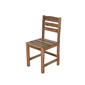 LUMISOL 6 Piece Patio Conversation Furniture Set, 6-Piece Outdoor Table Set with 4 Chairs and 1 Bench for 6 Persons, Acacia Wood Outdoor Table and Chair Set for Patio Balcony Backyard, Natural Wood