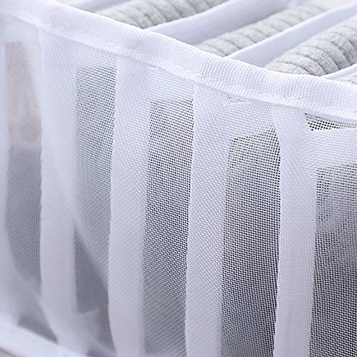 BADASS SHARKS Underwear Organizer 3 Set Foldable Bra Underwear Organizer Drawer Divider Storage Organizer for Underwear Socks Ties Bras Women Underwear Storage Compartment Box