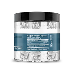 Earthborn Elements Calcium Lactate (200 Capsules) Calcium Supplement