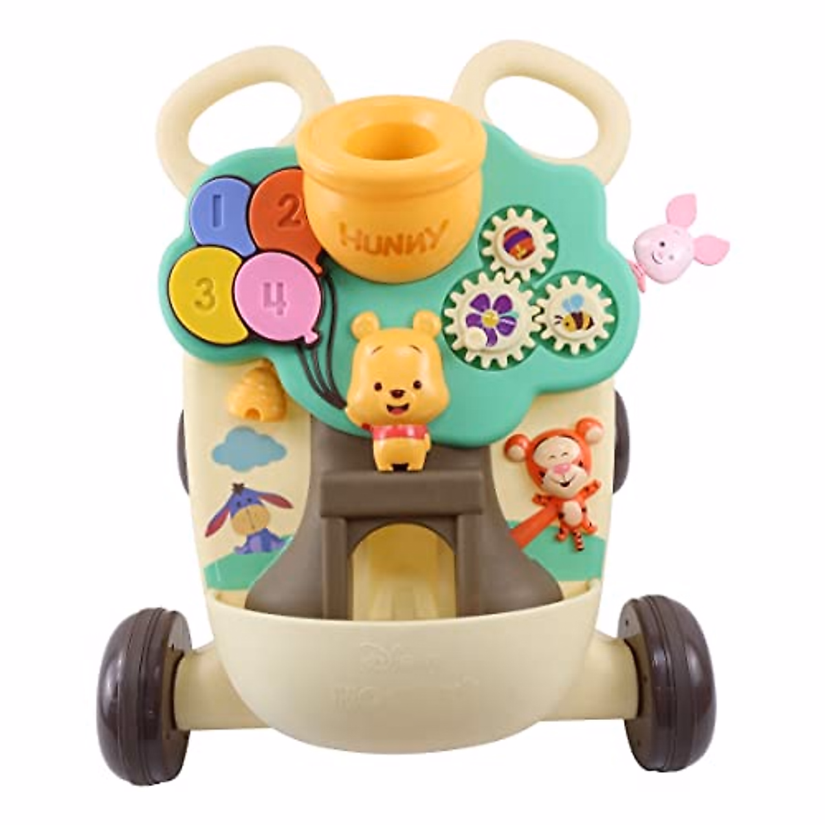 Disney Hooyay Winnie The Pooh Hunny-Pot Learning Walker, Baby Walker, Activity Early Learning Play Set for Babies and Toddlers