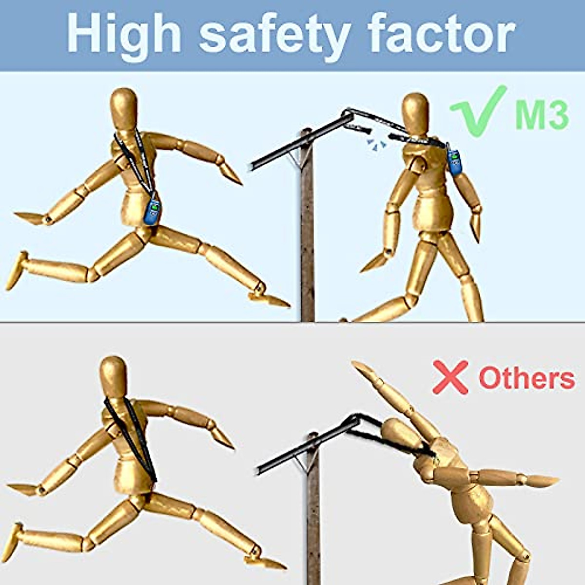 TIDRADIO TD-M3 Walkie Talkies for Kids 22 Channel USB Rechargeable Kids Walkie Talkies 2 Way Radio Toy Best Gifts for Boys and Girls to Outside 3 Pack