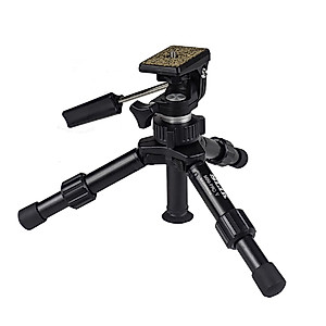 SLIK Mini-Pro V Tripod with 2-Way Pan/Tilt Head - Black
