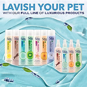 TropiClean SPA Shampoo Tear Stain Remover for Dogs | Oatmeal & Blueberry Scented Facial Cleanser for Dogs | Ideal for White Dogs & All Other Coats | Cat Friendly | Made in the USA | 8 Oz