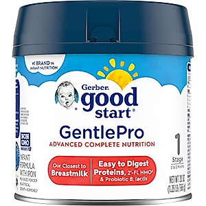 Gerber Good Start Baby Formula Powder, GentlePro Probiotics, Stage 1, 20 Ounce