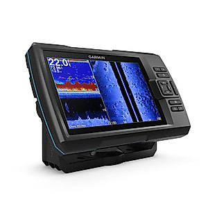 Garmin Striker 7SV with Transducer, 7" GPS Fishfinder with Chirp Traditional, ClearVu and SideVu Scanning Sonar Transducer and Built in Quickdraw Contours Mapping Software, 7 inches (010-01874-00)