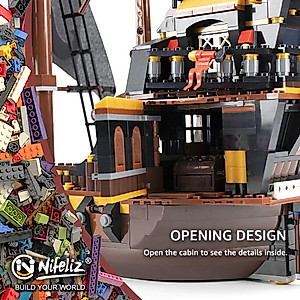 Nifeliz Pirates Ship Model Building Blocks Kits (1334 Pcs)