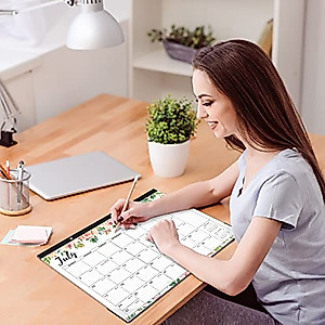 2023-2024 Desk Calendar - Jul 2023 - Dec 2024, 18 Months Large Monthly Desk Calendar, 17" x 12", Desk Pad, Large Ruled Blocks, to-do List & Notes, Best Desk/Wall Calendar for Planning or Organizing