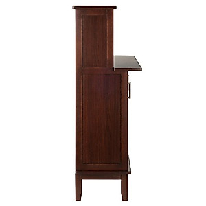 Winsome Beynac Bar Cappuccino Wine Cabinet