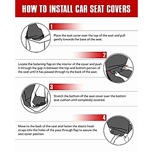 Dreaweet Women Girls Classic Car Seat Covers 2 pcs Front Seat Cover Full Set with Banana Leaves Printed Car Seat Protector Bag