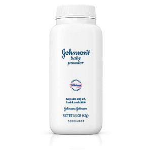Johnson's Baby Powder, Hypoallergenic and Paraben Free, 1.5 oz