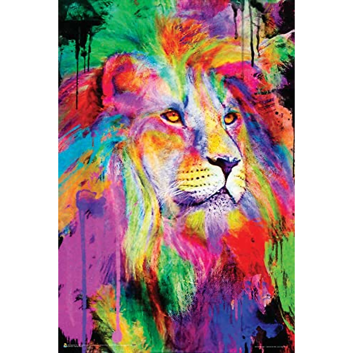 Rainbow King by Aimee Stewart - Non-Flocked Blacklight Poster 24" x 36"