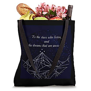 Bookworm ACOMAF To the Stars Night Court Bookish Tote Bag