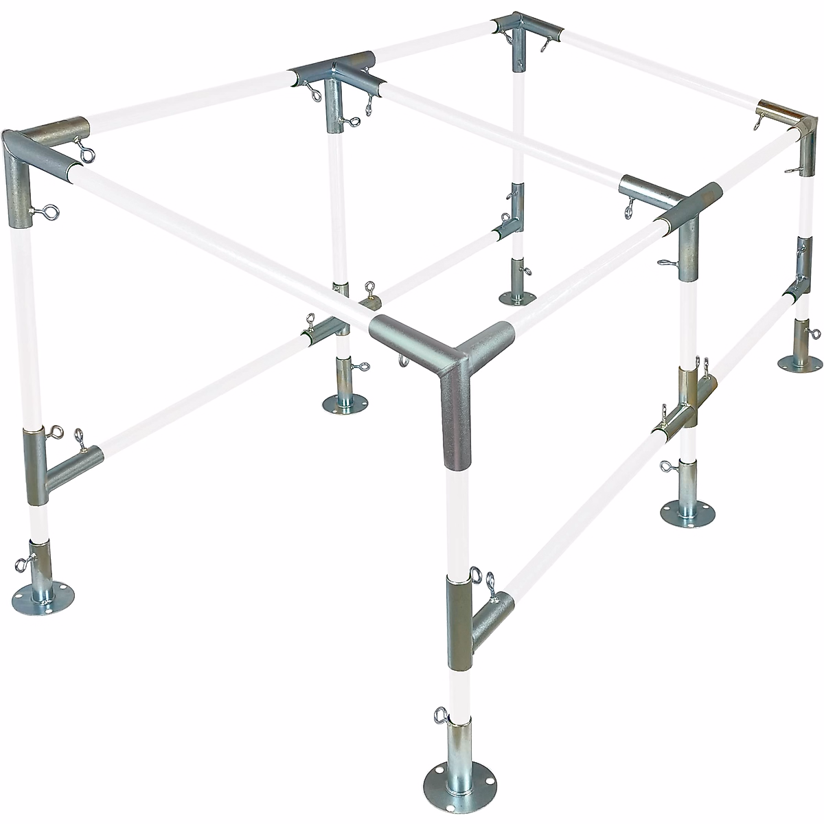 10' x 20' Slope, Lean-to Canopy Fittings Kits, DIY Metal Carport Frame Parts, 1" EMT