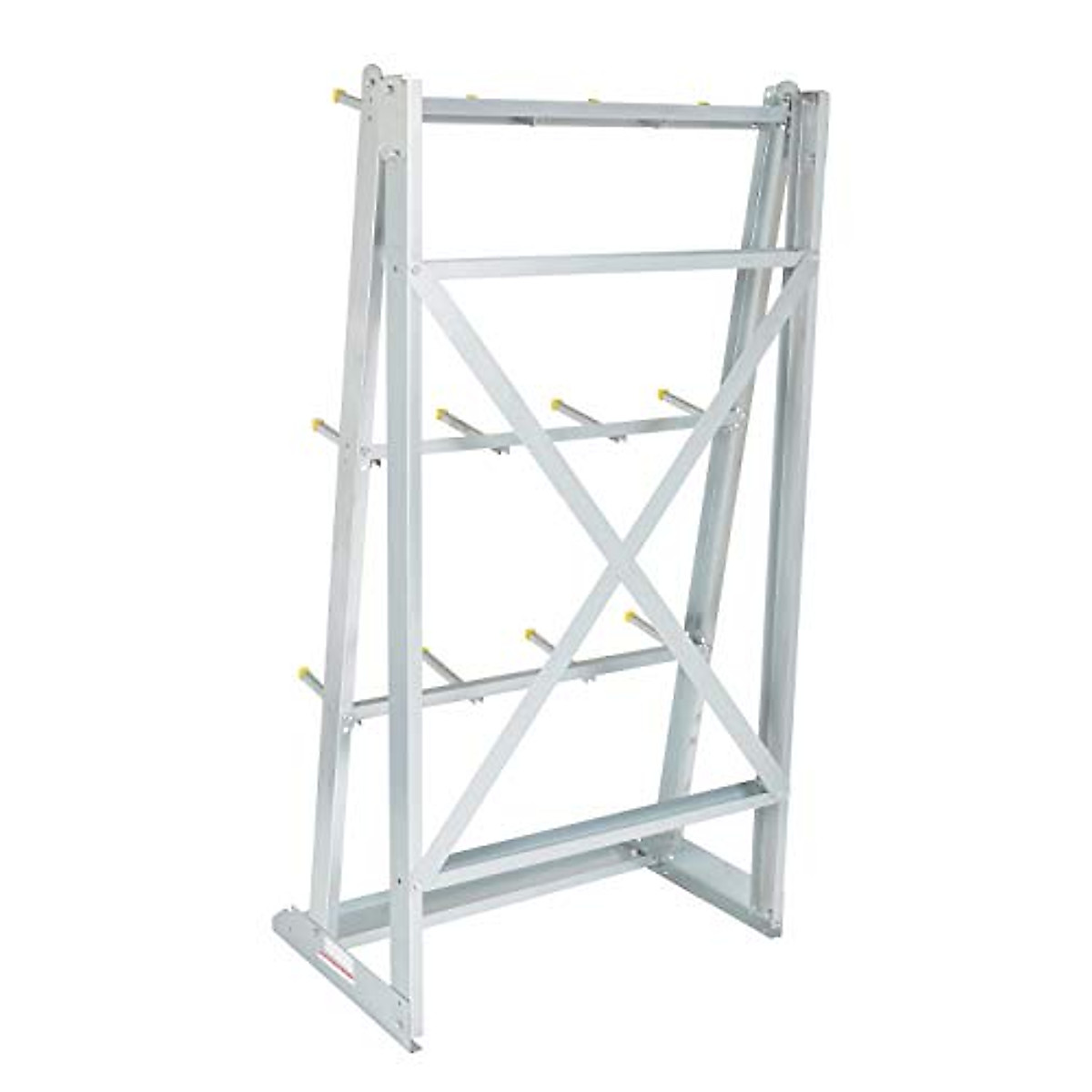 Vestil SR-V Floor Mounted Vertical Economical Material Rack, 37" Width, 72" Height, 24" Depth, 2000 lbs Capacity