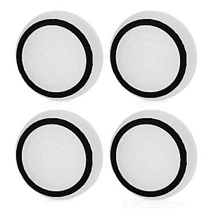 Silicone Analog Thumb Grip Stick Cap Cover Joystick Cap Thumbstick Cover for Switch NS NX Joy-Con Controller (White - Black) 2