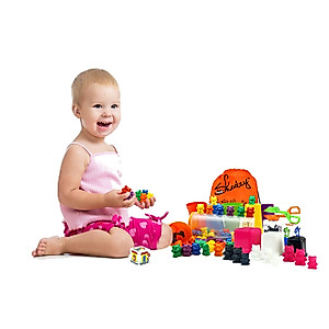 Skoolzy Language Rainbow Counting Bears, Matching Sorting Cups with Scoop Tongs 114pc Set - Teddy Bear Math Manipulatives for Toddlers - Sensory Toys - Fine Motor Skills Toys for Age 3+