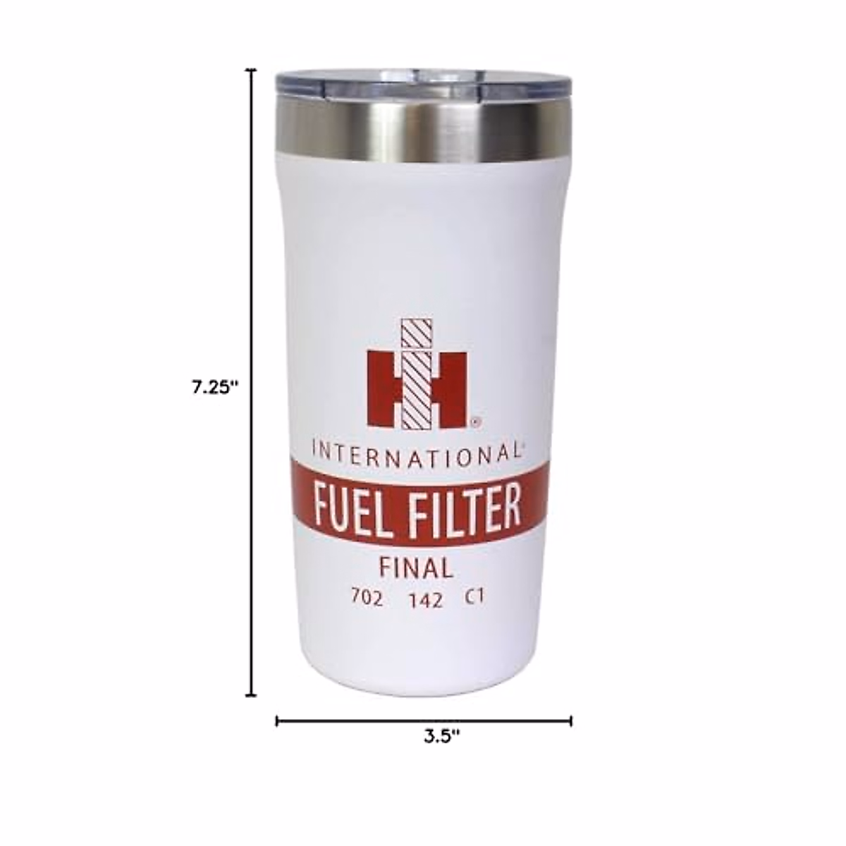 International Harvester Retro Fuel Filter Insulated 18 Oz. Travel Tumbler IHG305