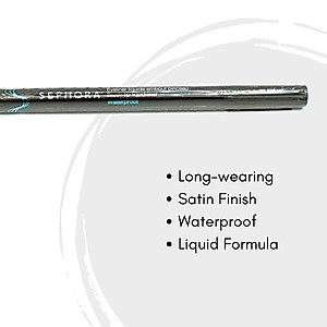 SEPHORA COLLECTION Hot Line Brush Tip Waterproof Liquid Eyeliner 01 Black