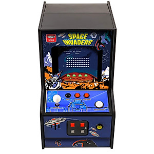 My Arcade Space Invaders Micro Player: Mini Arcade Machine Video Game, Fully Playable, 6.75" Collectible Premium Edition