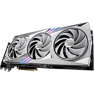 MSI Gaming GeForce RTX 4070 Ti 12GB GDRR6X 192-Bit HDMI/DP Nvlink Tri-Frozr 3 Ada Lovelace Architecture Graphics Card (RTX 4070 Ti Gaming X Trio White 12G)