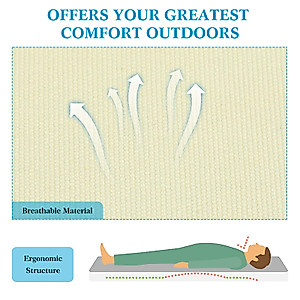 Preboun 2 Pieces Outdoor Chaise Lounge Cushion Furniture Patio Lounge Chair Replacement Cushion Outside Fabric Chair Cushions Sun Lounger Seat Cushion for Patio Lawn Summer Beach Pools(Cream White)