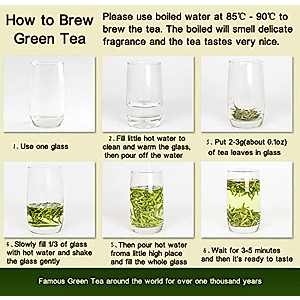 West Lake Longjing Tea(Yu Qian),Fresh Dragon Well Green Tea Leaf picked Before Grain Rain Day,Tea Farmer Direct Sale,250g/8.8 oz.,雨前龙井