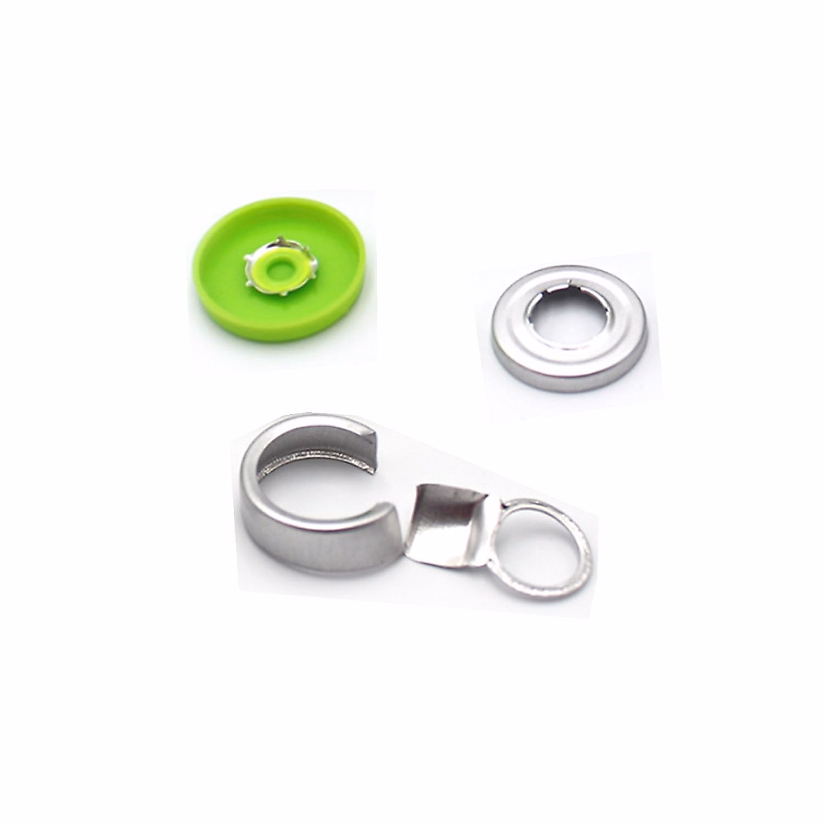 DIELLY 10 Pcs 10ml Glass Bottle,Sterile Transparent Vial,Seals Empty Vials, Lab Sample Vial, Empty Vials with Self Healing Injection Port,With Flip Off Aluminum Cap (10) A Packaging