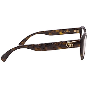Gucci GG0812O 002 Eyeglasses Women's Havana/Gold Full Rim Optical Frame 54mm