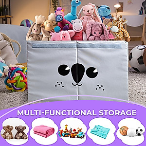 QUOKKA Toy Storage Box Elephant & Toy Storage Box Koala Playroom Organizers
