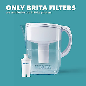 Brita Standard Water Filter, Standard Replacement Filters for Pitchers and Dispensers, BPA Free - 3 Count