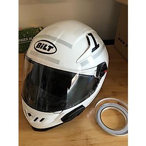 WOD RTC7 Engineering Grade Retro Reflective Tape Silver/White, 1 inch wide x 30 ft. Outdoor Waterproof Safety Reflector for Autos, Bikes, Camper, Boat Striping, and Traffic Signage Marking