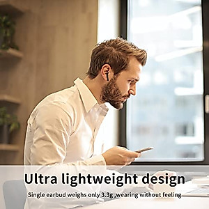 BETMI - True Wireless Earbuds - in-Ear Bluetooth5.1 Headphones - 40H Playtime, IPX5 Waterproof TWS with Dual Mic for Sport, Light-Weight Earphones for Android iOS/iPhone - Black