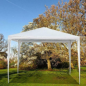 thebestshop99 New Type 1010inch Party Barbecue Canopy White Wedding Tent Without Side Wall Garden pergola
