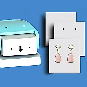 Earring Card Punch Double Post Punch Craft Lever Punch Handmade Paper Punch Candy Color by Random