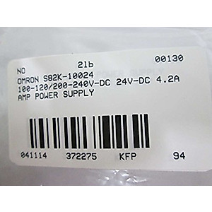 Omron S82K-10024 Power Supply S82K-10024